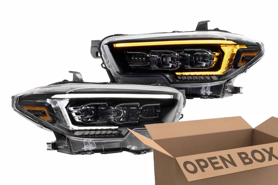 open headlights