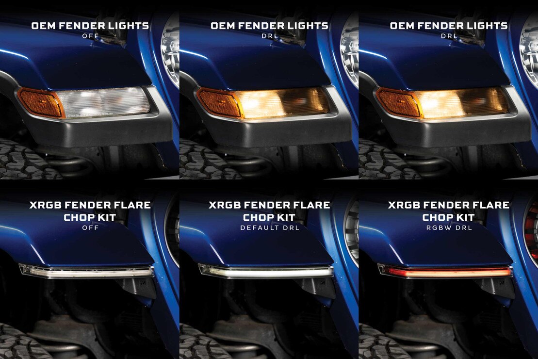 2020+ Gladiator JT Morimoto XRGB Fender Flare Chop Kit