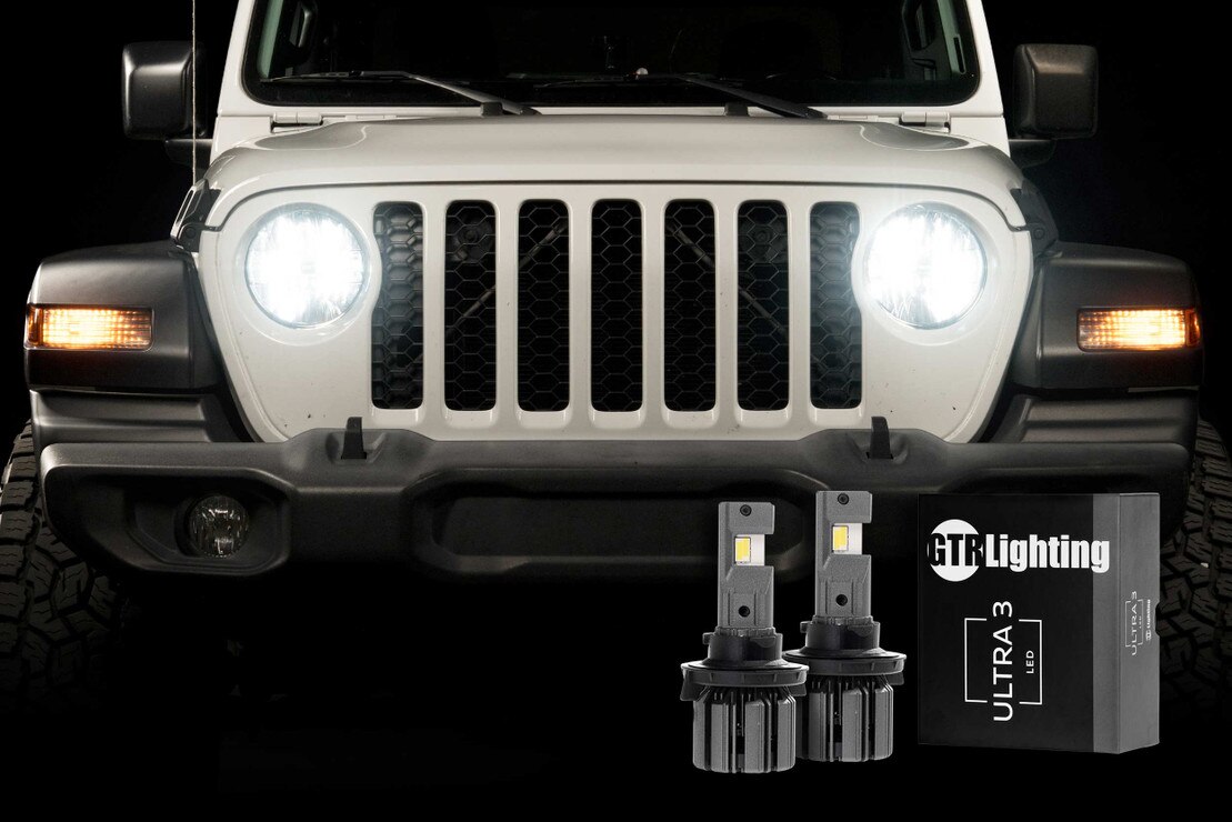 Jeep Wrangler JL 2018+ GTR Ultra 3 LED Low/High Beam | TRS GTR.LED809
