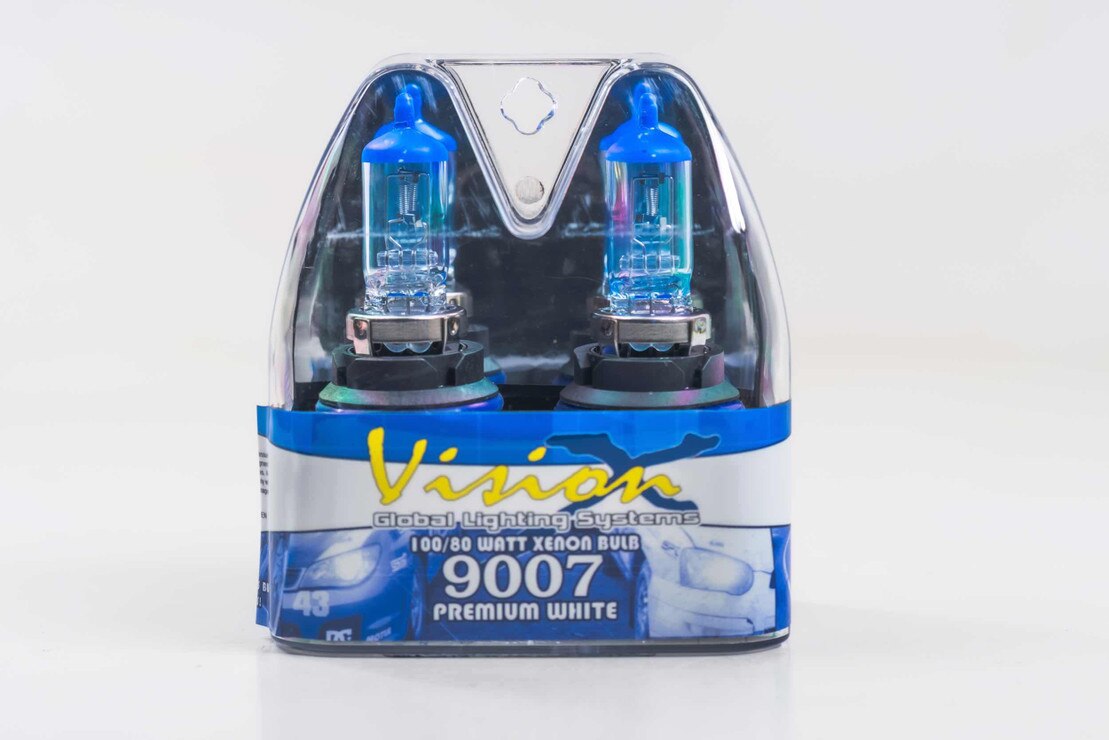9007: Vision X Superwhite Halogen Bulbs 100W DOT Legal | TRS SWGPCK9
